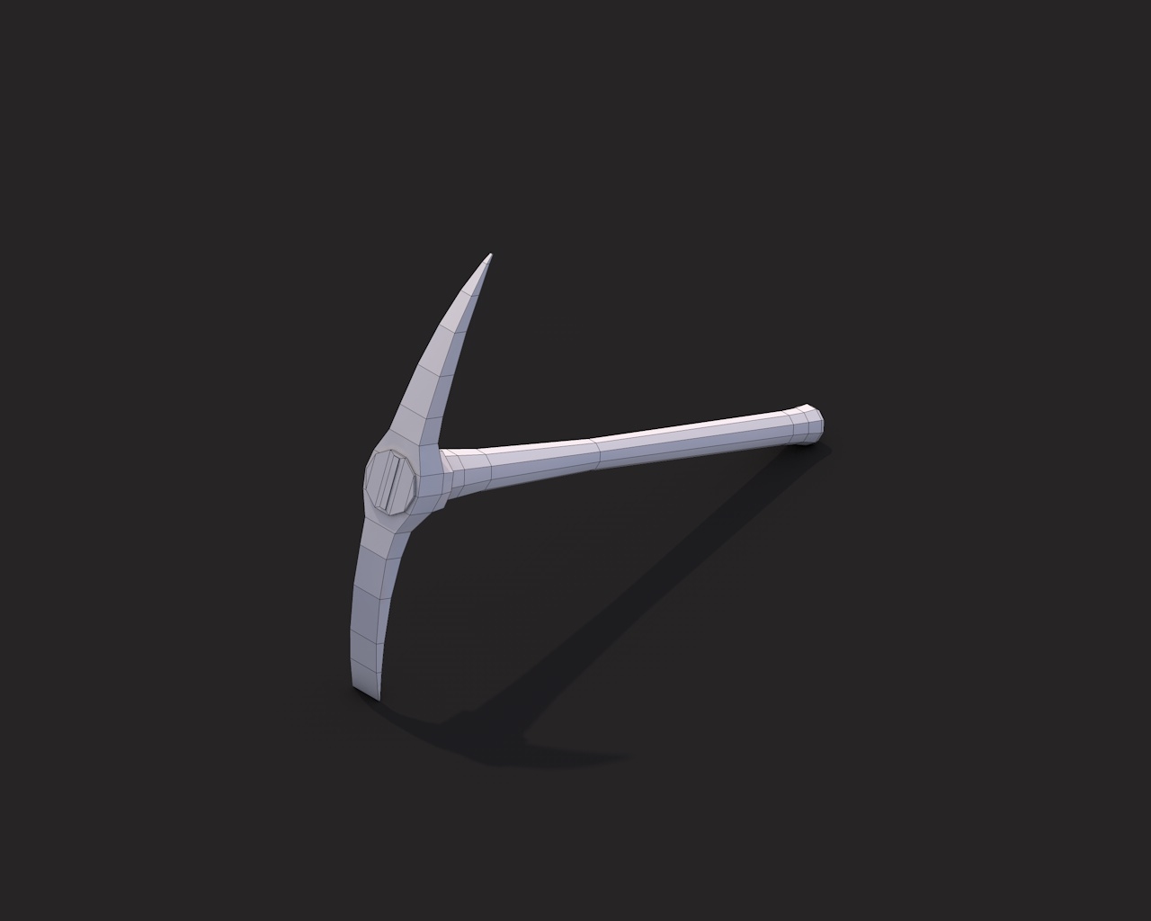3d model pickaxe v 1