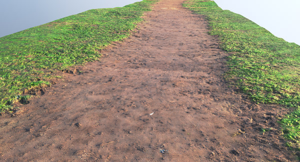 dirt path 3d model