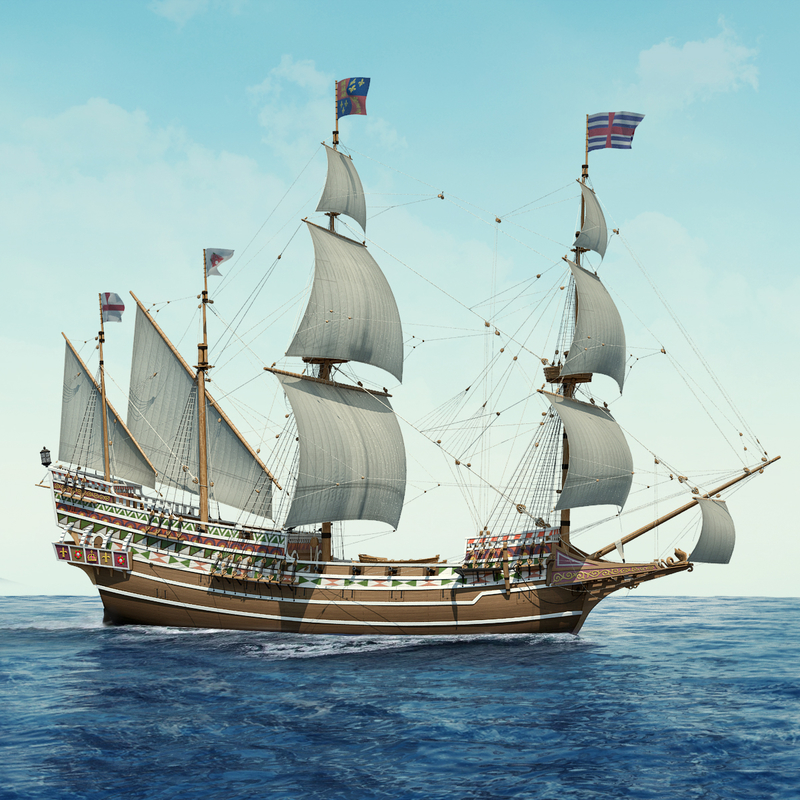 max revenge english 1577 galeon