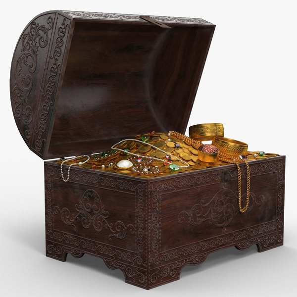wooden chest 3d max