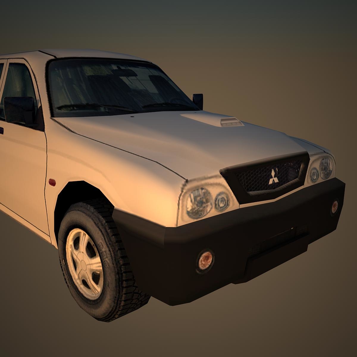3d model mitsubishi l200 basic