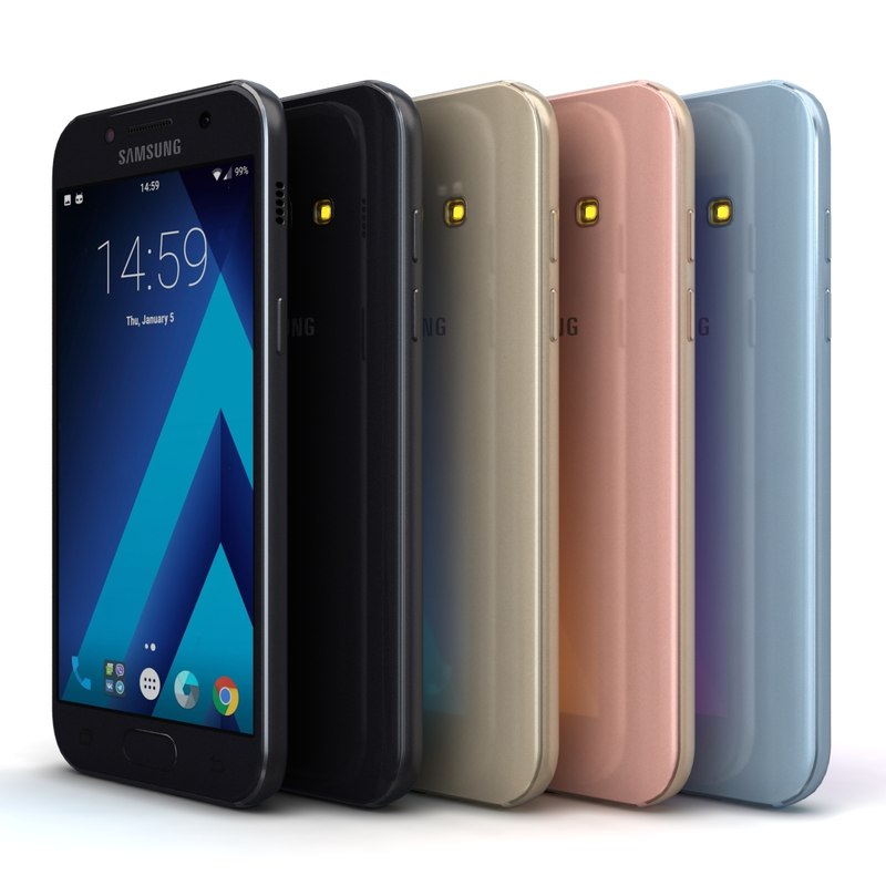 3d samsung galaxy a3 2017 model