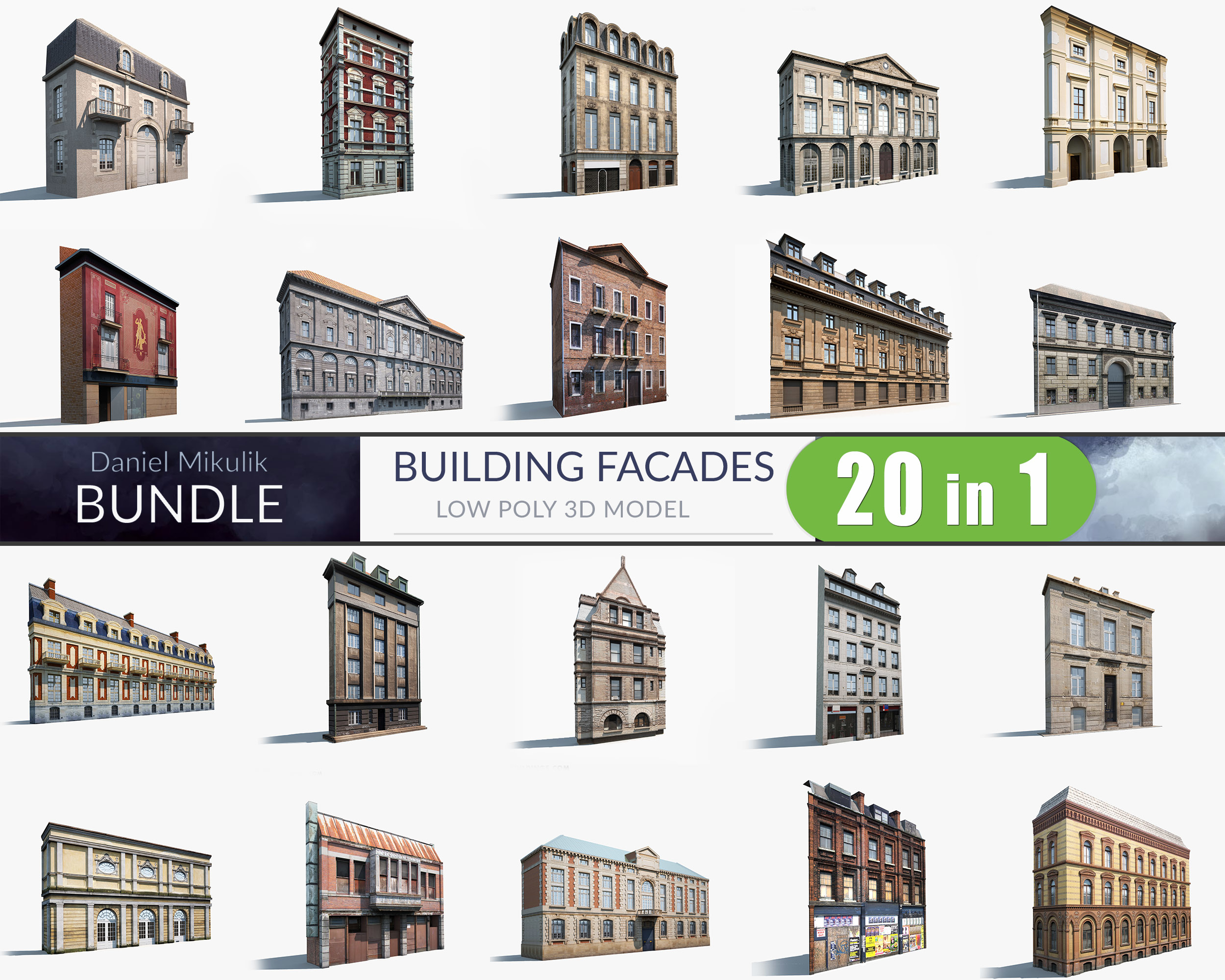 3d model facades