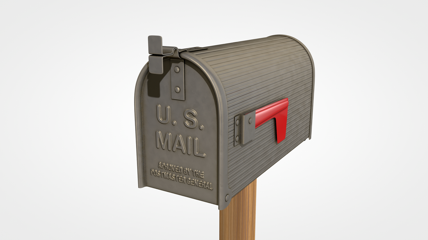 3d mailbox mail box