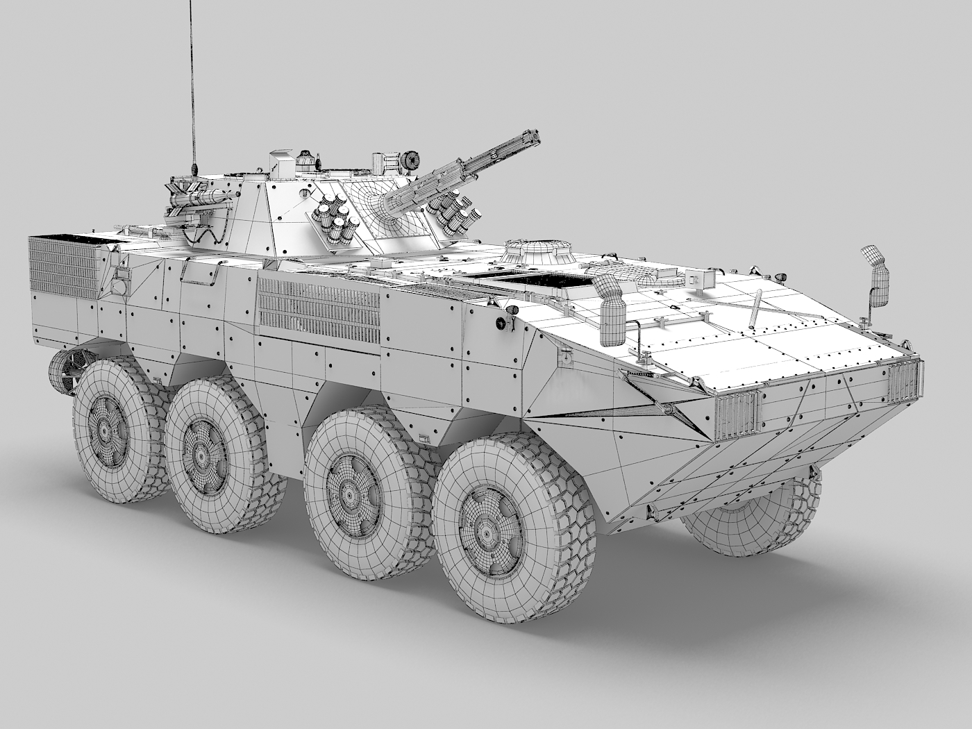 pla zbl-09 snow leopard 3d max