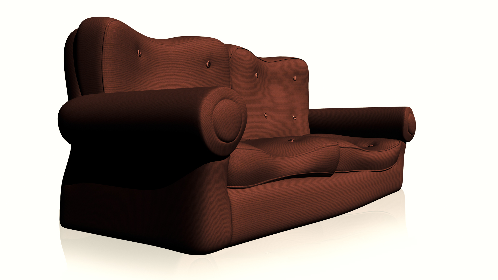 3d model sofa cartoon couch