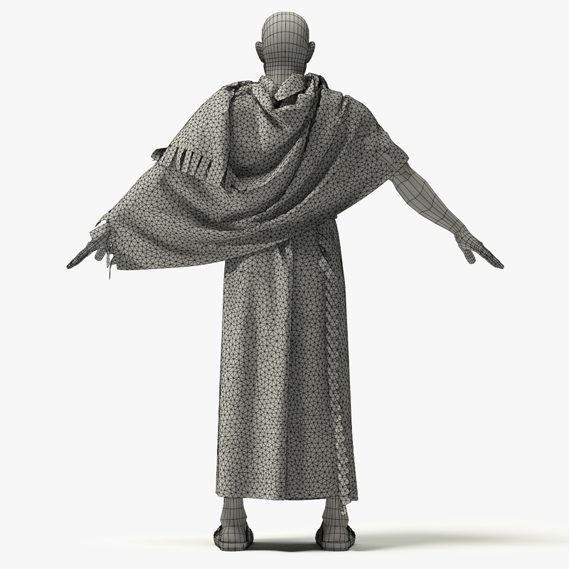 3d thobe ihram model