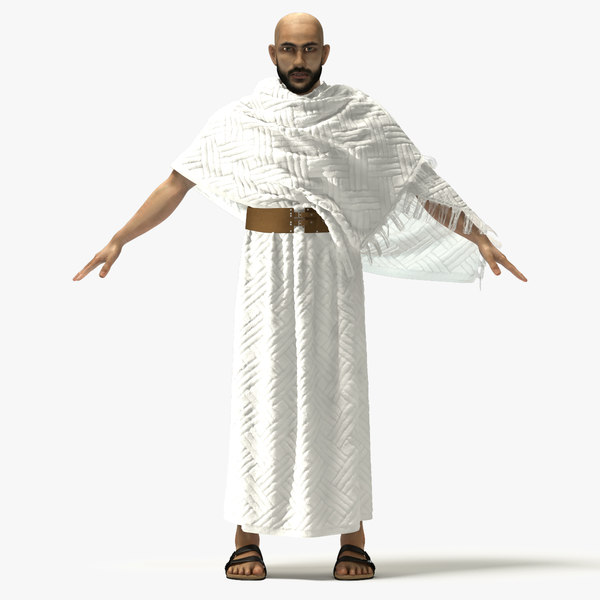 3d thobe ihram model