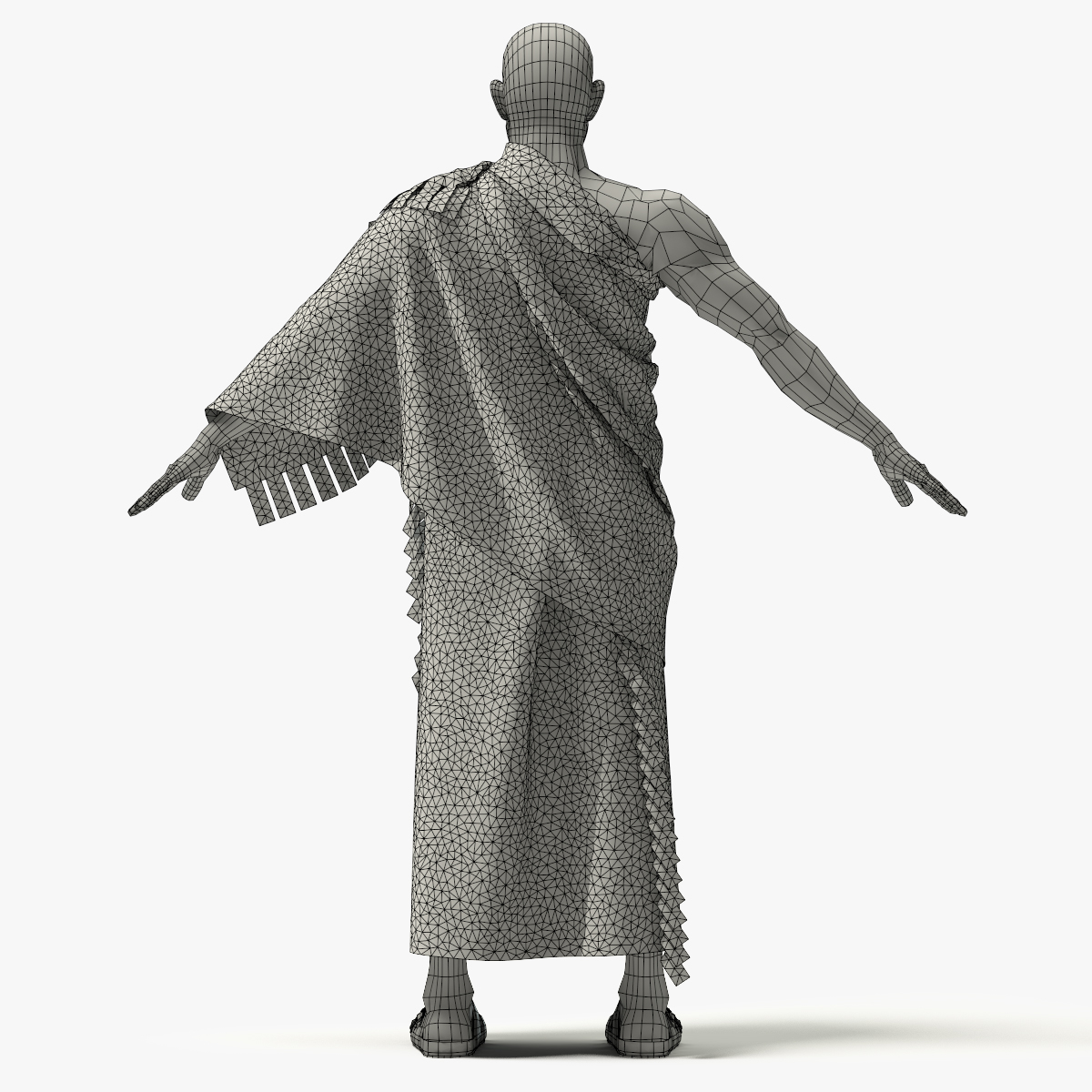 3d thobe ihram model