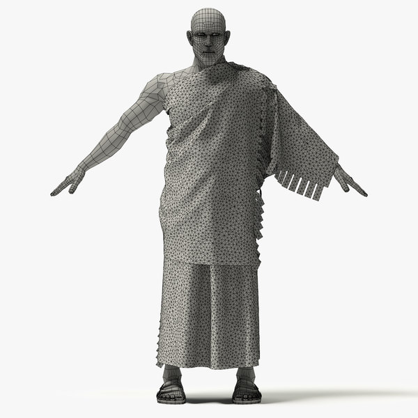 3d thobe ihram model