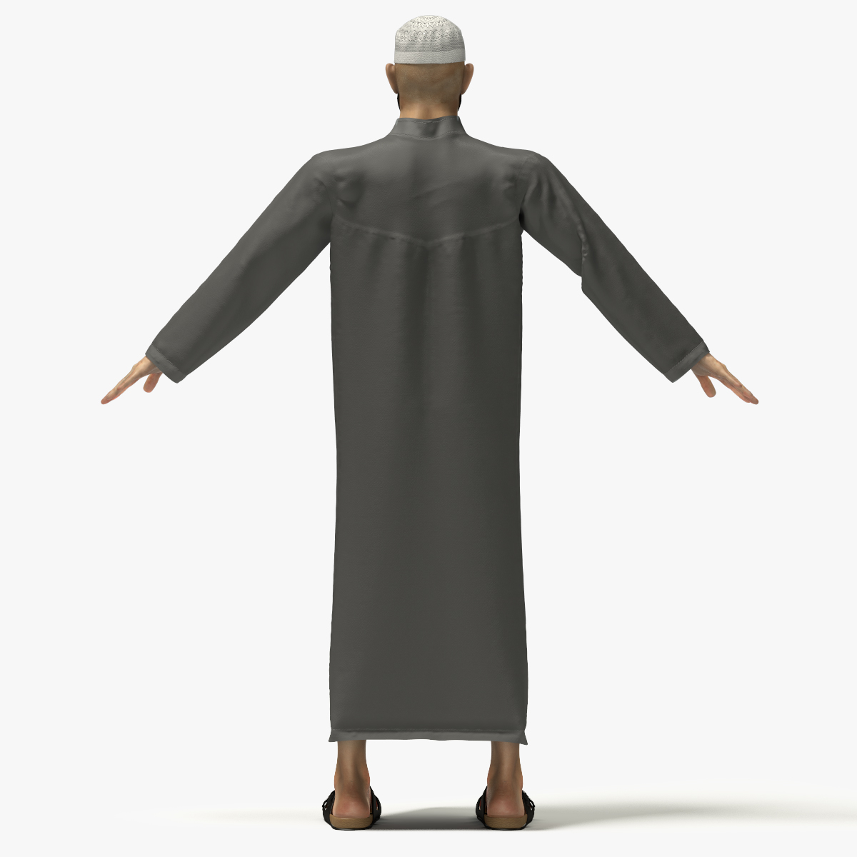 3d thobe ihram model