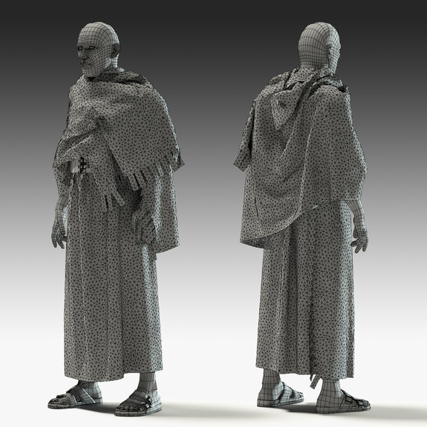 3d thobe ihram model