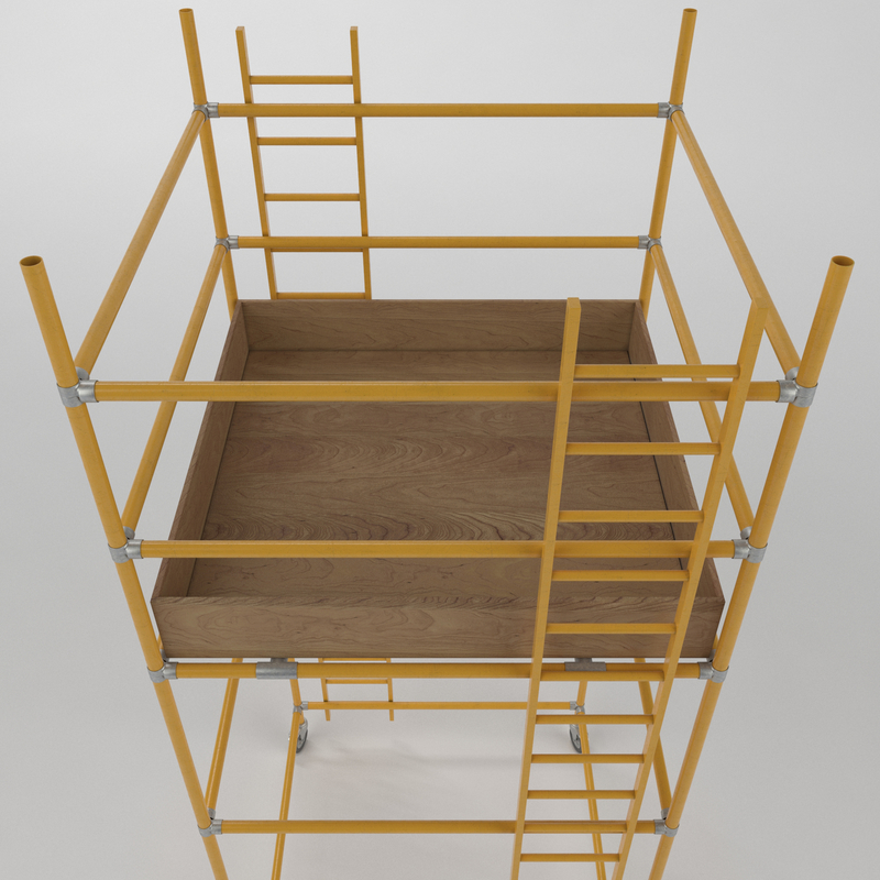 scaffold tower 3d model