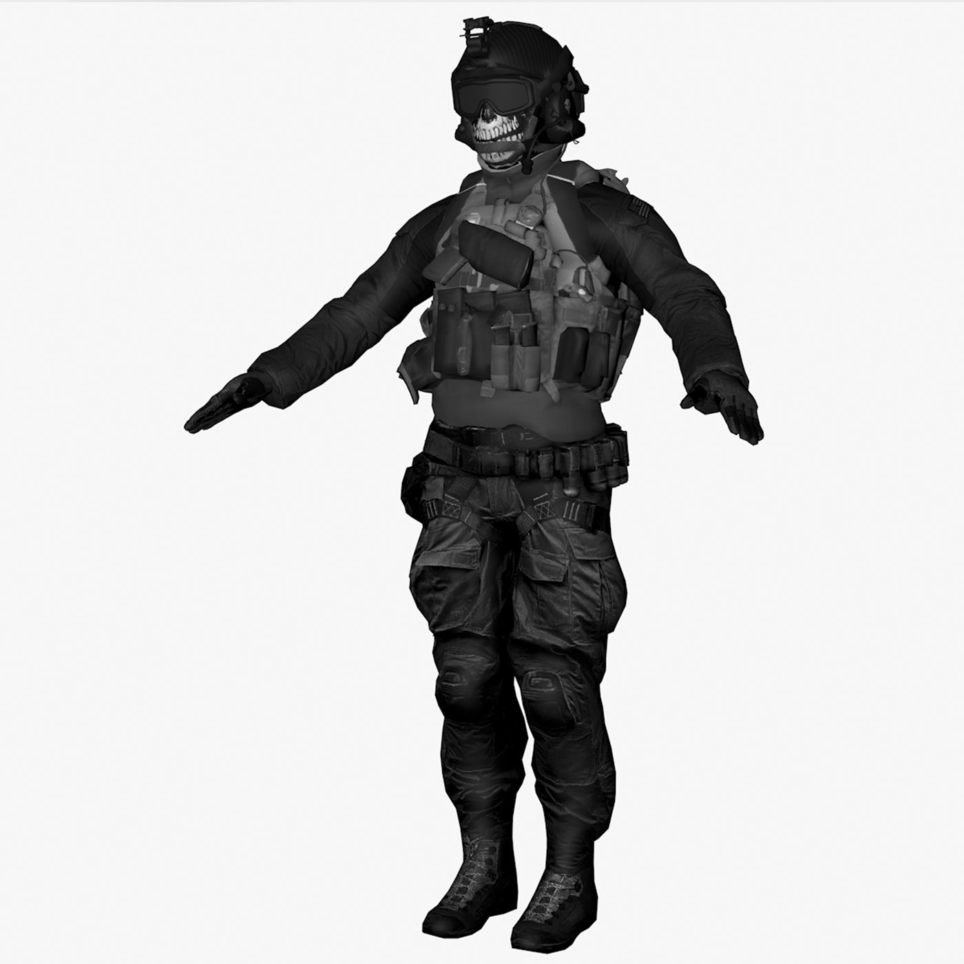 spec ops soldier c4d