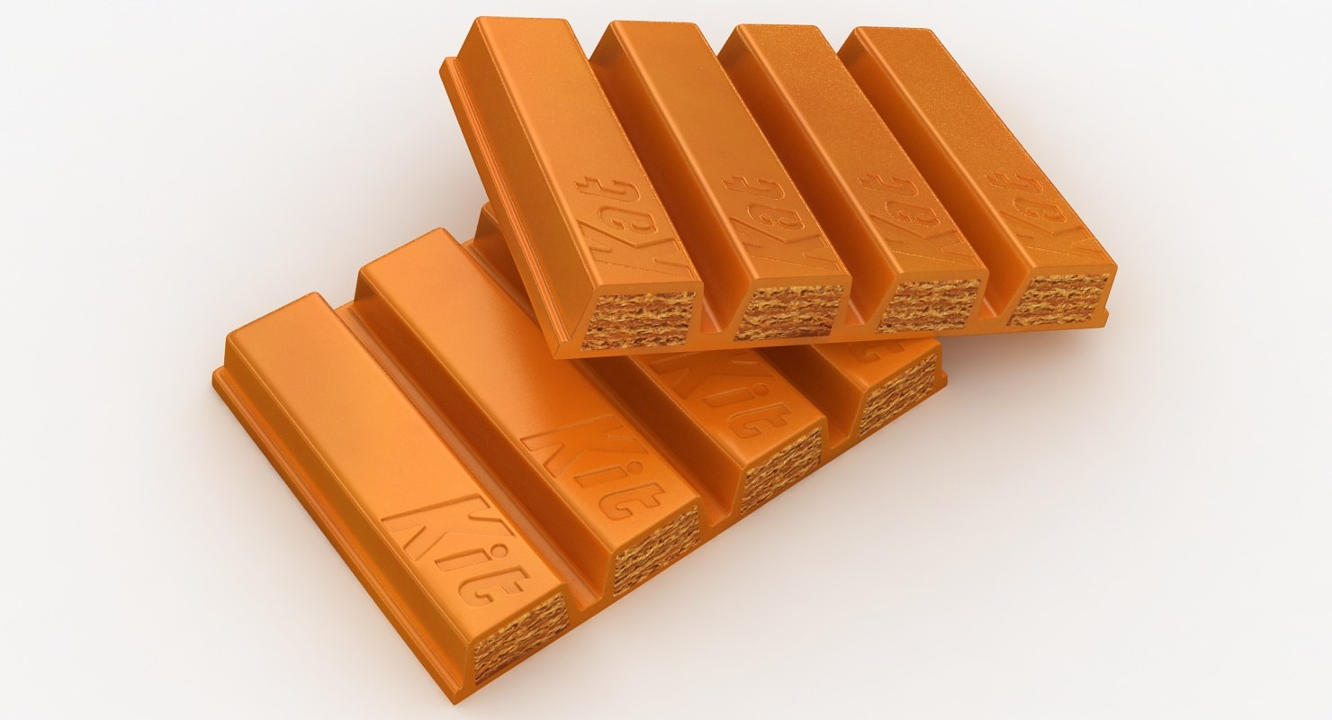 Kit Quebrado Kat (Laranja e Matcha) Modelo 3D - TurboSquid 1067802