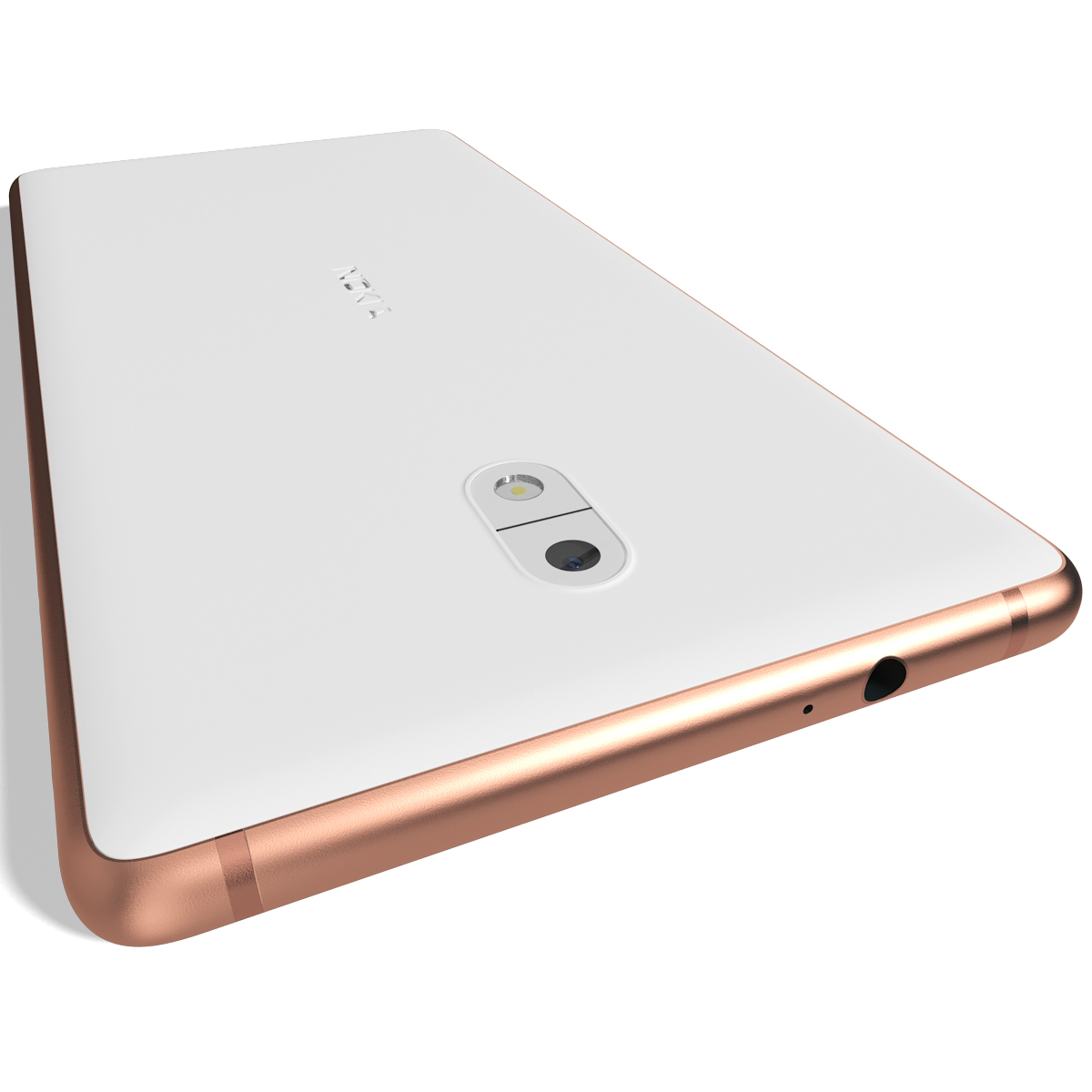 3d max realistic nokia 3 copper