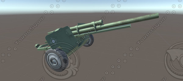 3d obj antitank cannon