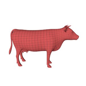 domestic animals base mesh 3d c4d