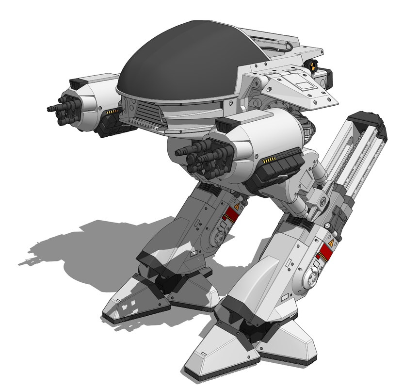 Ocp Ed 209 3d Obj