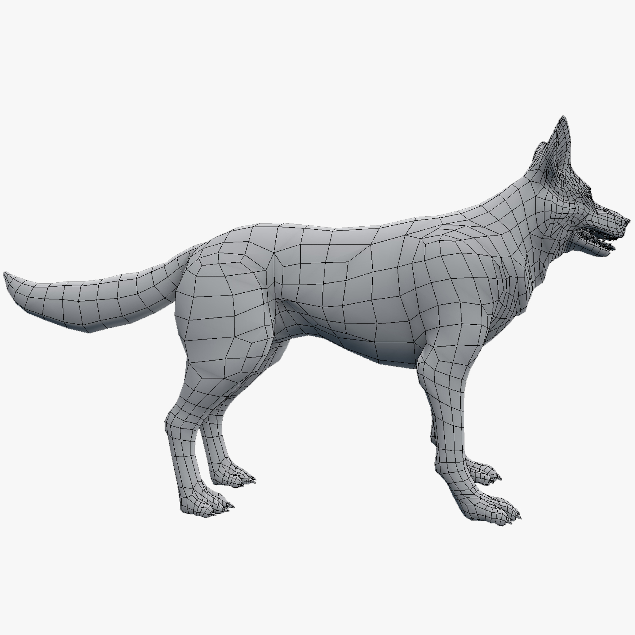 3d model german shepherd