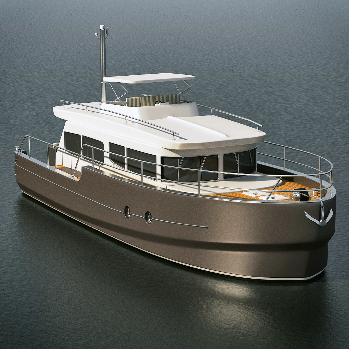 motor yacht aquanaut andante obj