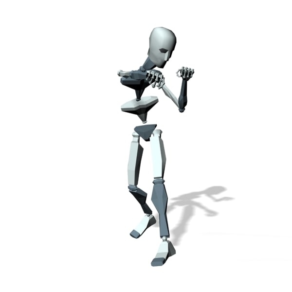 Motion Character Studio Biped animation data capture mocap