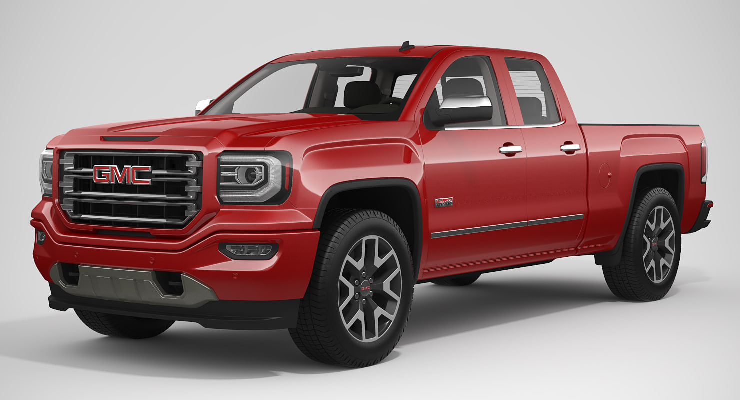 2017 gmc sierra 1500 3d model