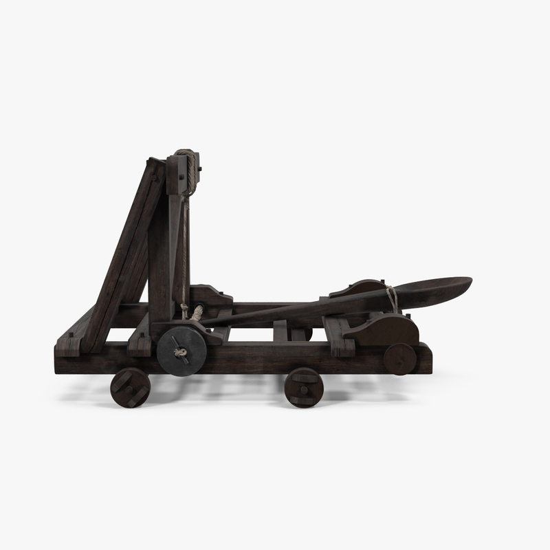3d medieval catapult