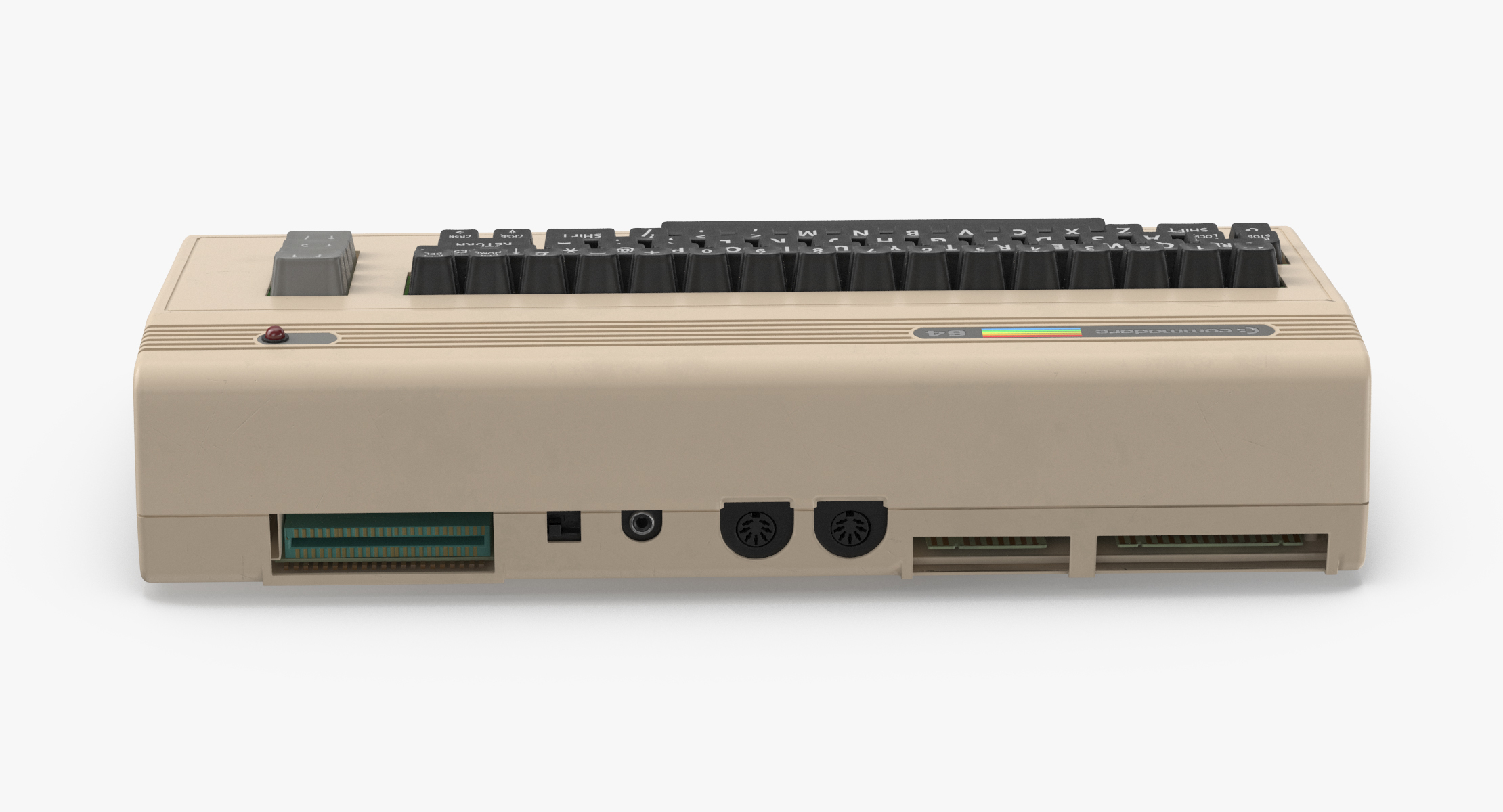 3d commodore 64 keyboard