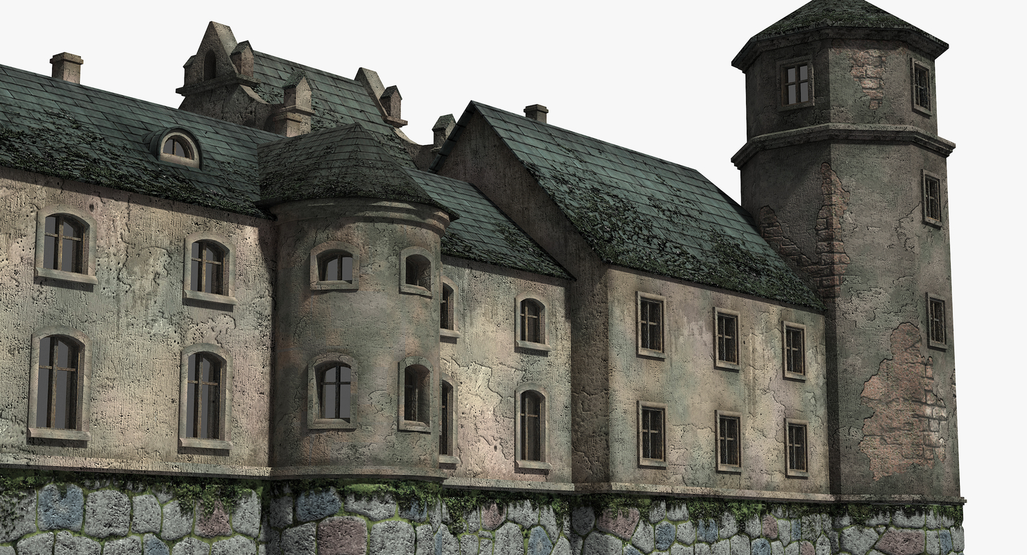 3d model gothic castle