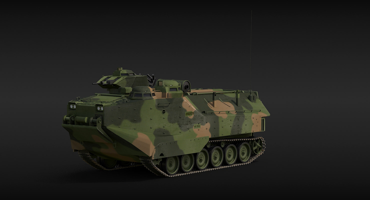 aav-p7 a1 camo 3d model