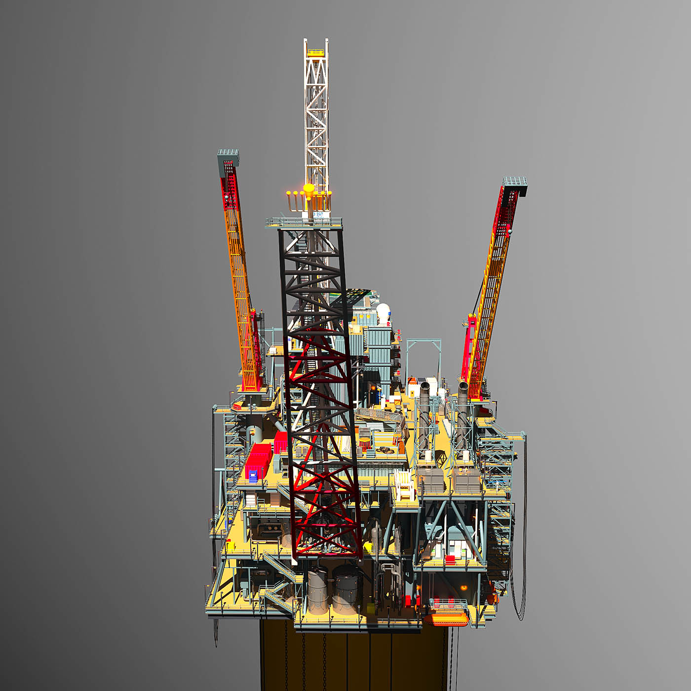 3d perdido oil platform