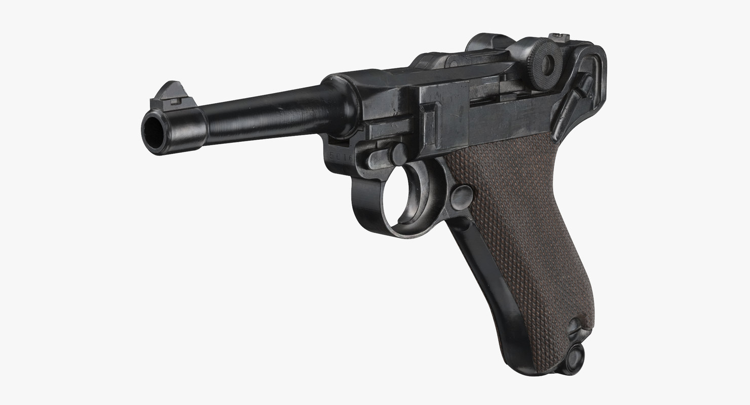 Pistola Luger Alemã - Segunda Guerra Mundial Modelo 3D - TurboSquid 1134398