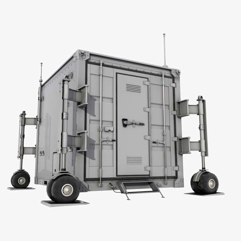 uav drone container 3d model