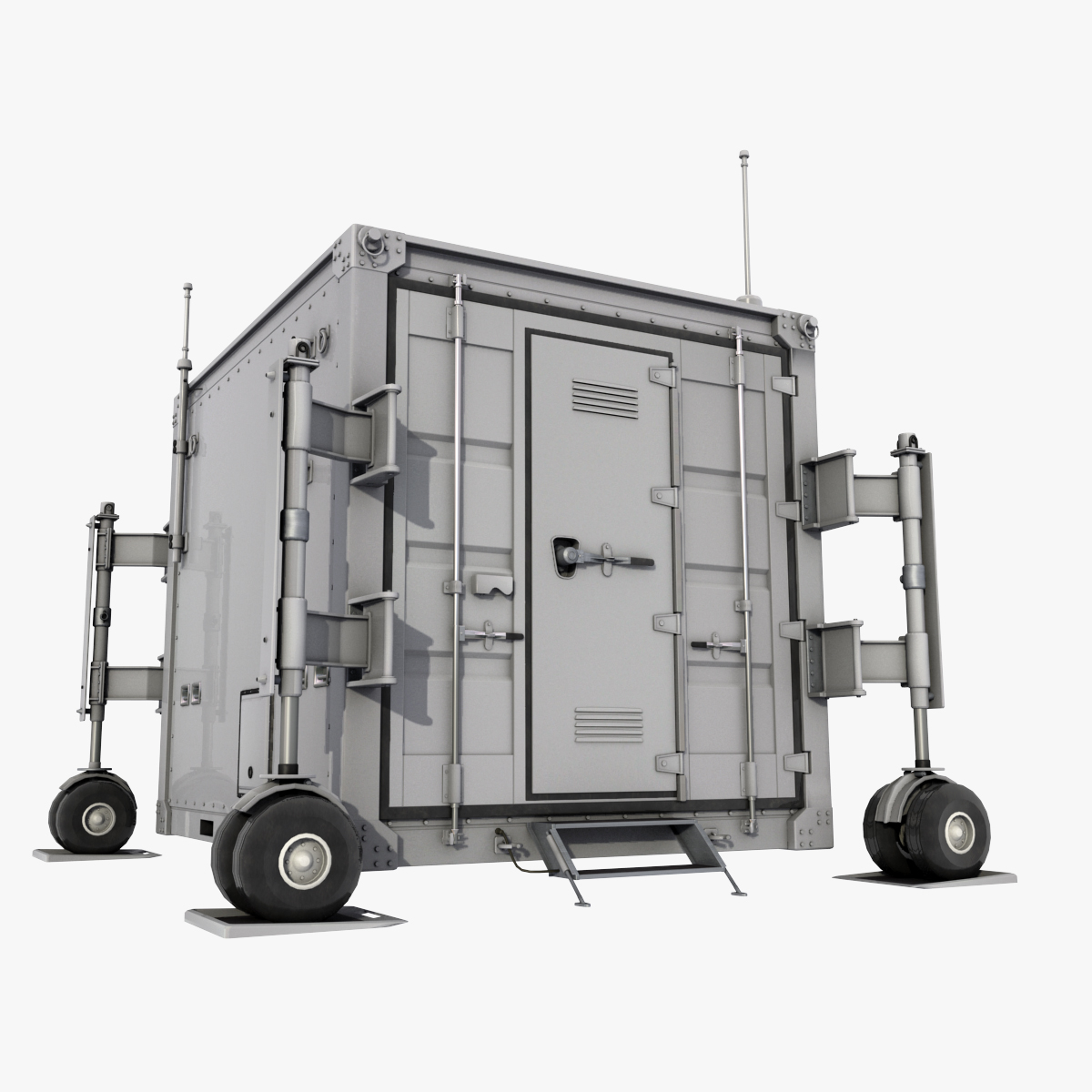 uav drone container 3d model