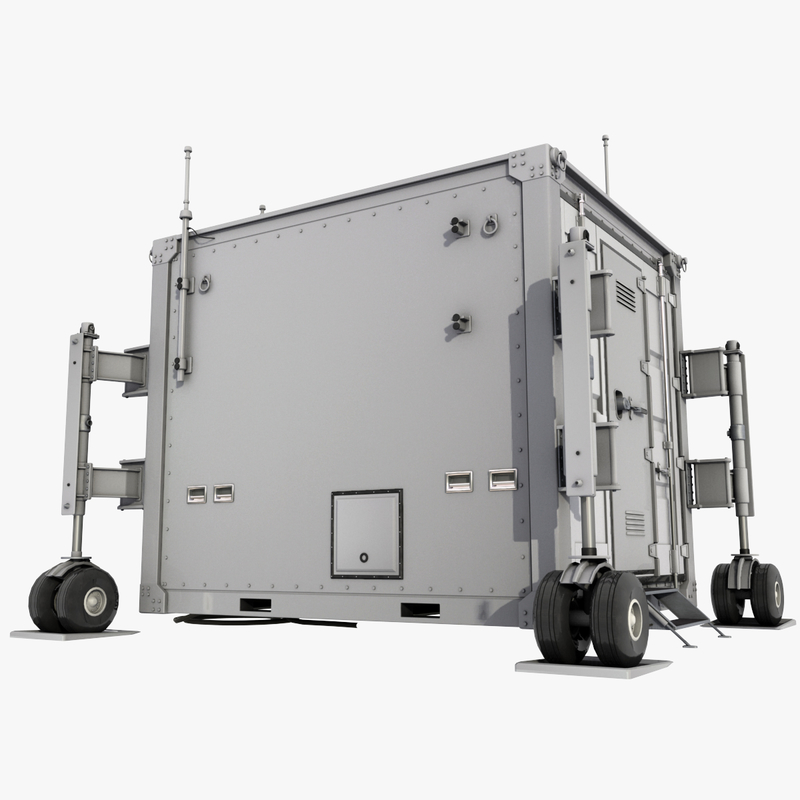 uav drone container 3d model