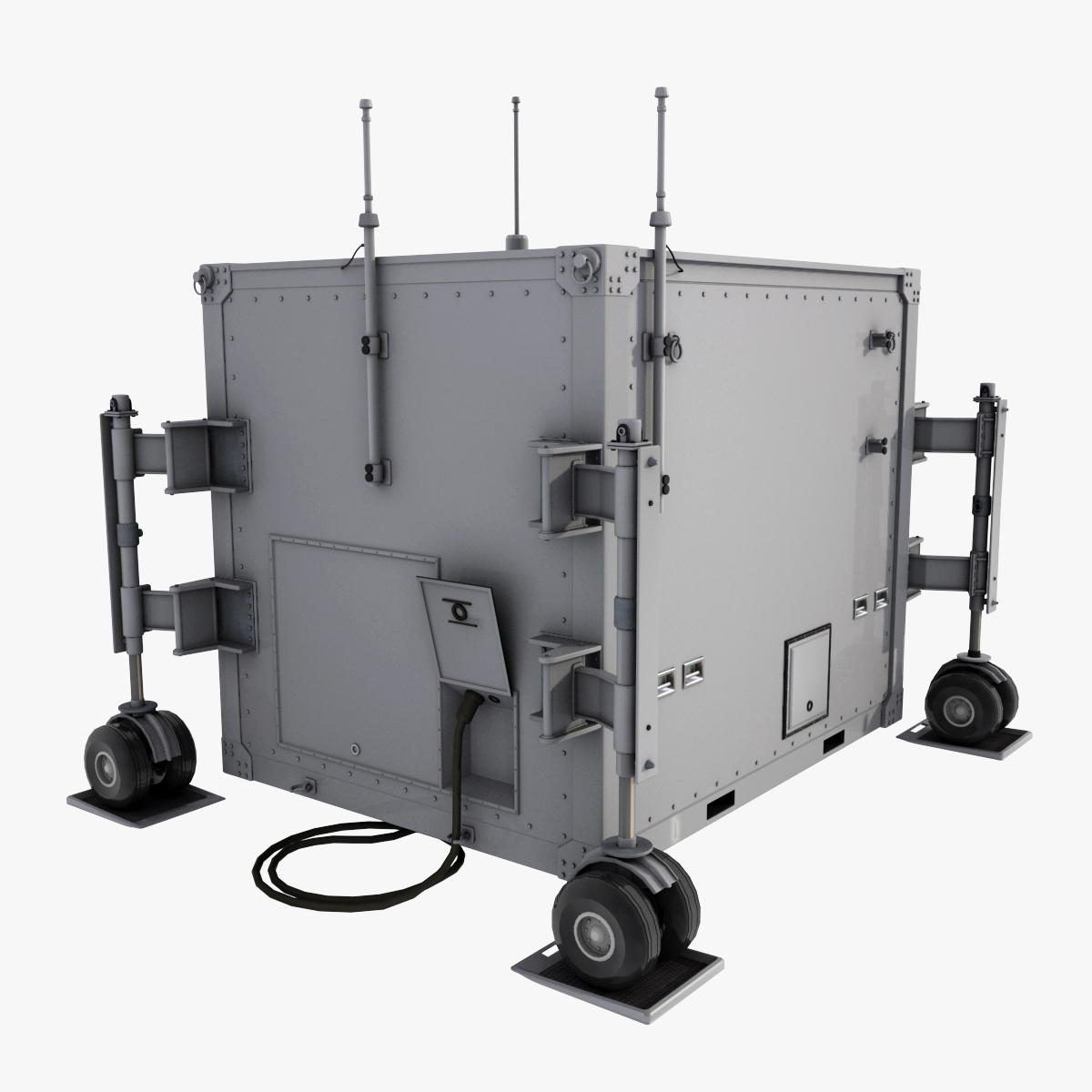 uav drone container 3d model