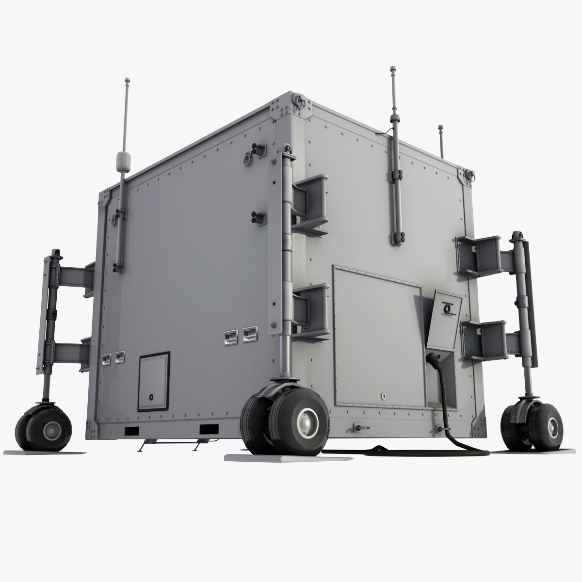 uav drone container 3d model