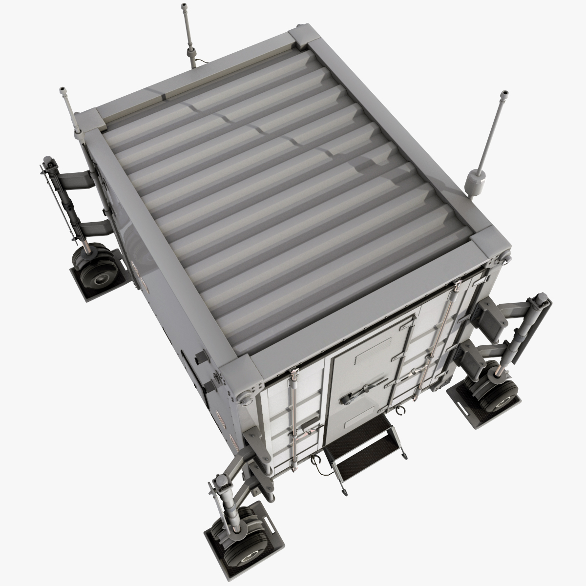 uav drone container 3d model
