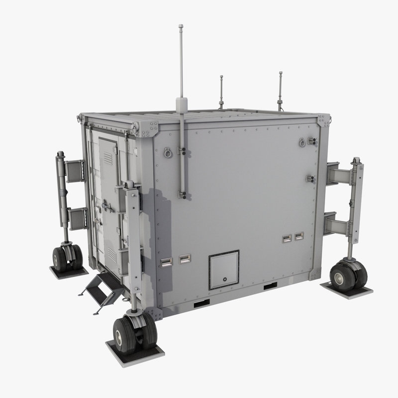uav drone container 3d model