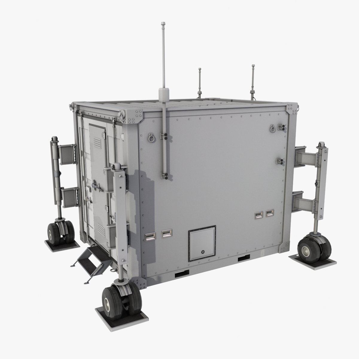 uav drone container 3d model
