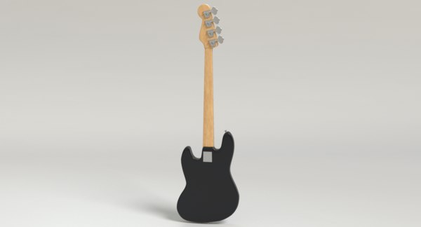 3d bass guitar model