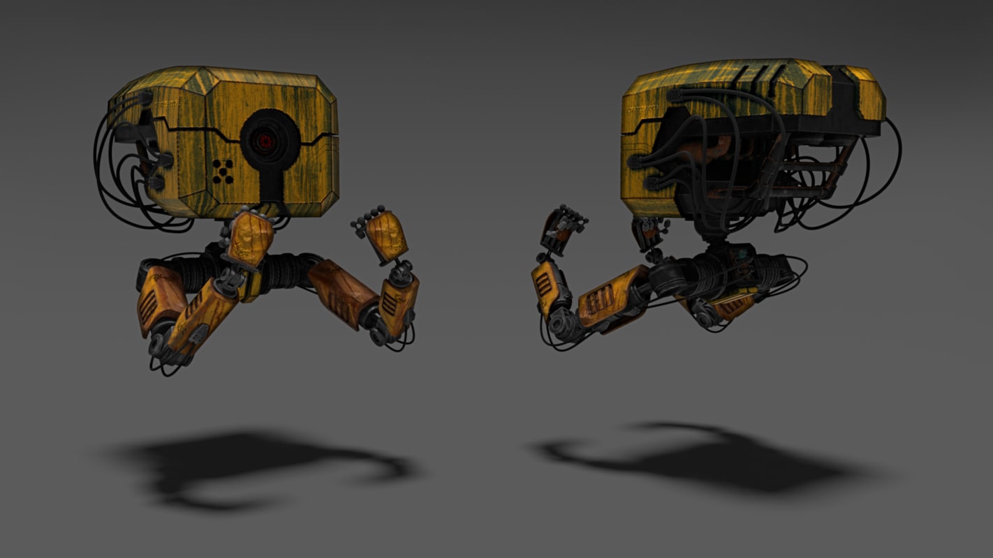 modelo 3d Robot oxidado mech - TurboSquid 1134677