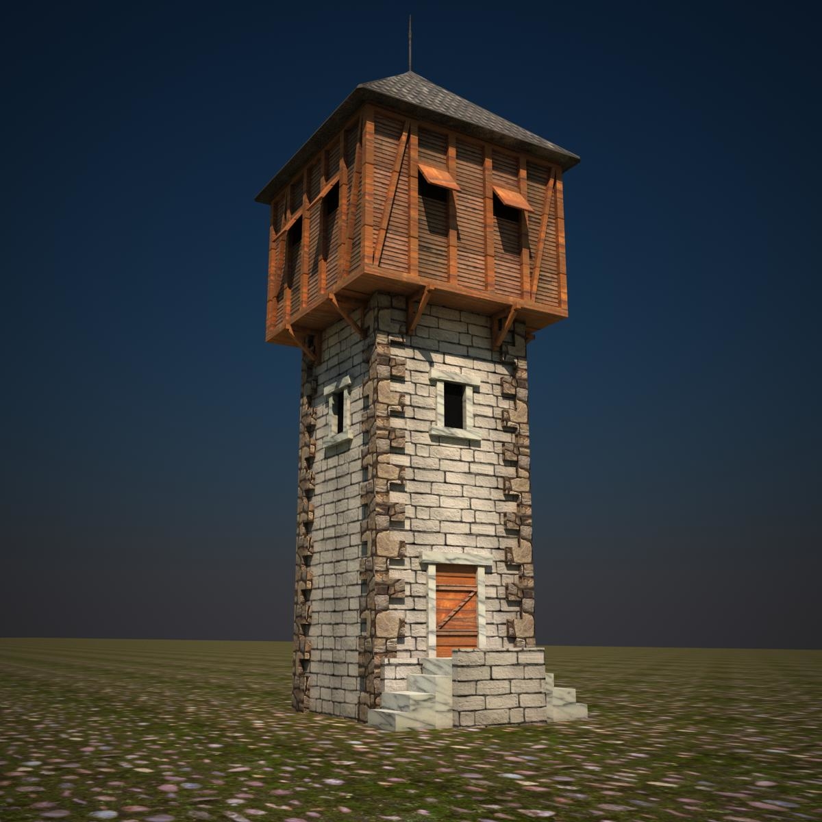 3d model tower