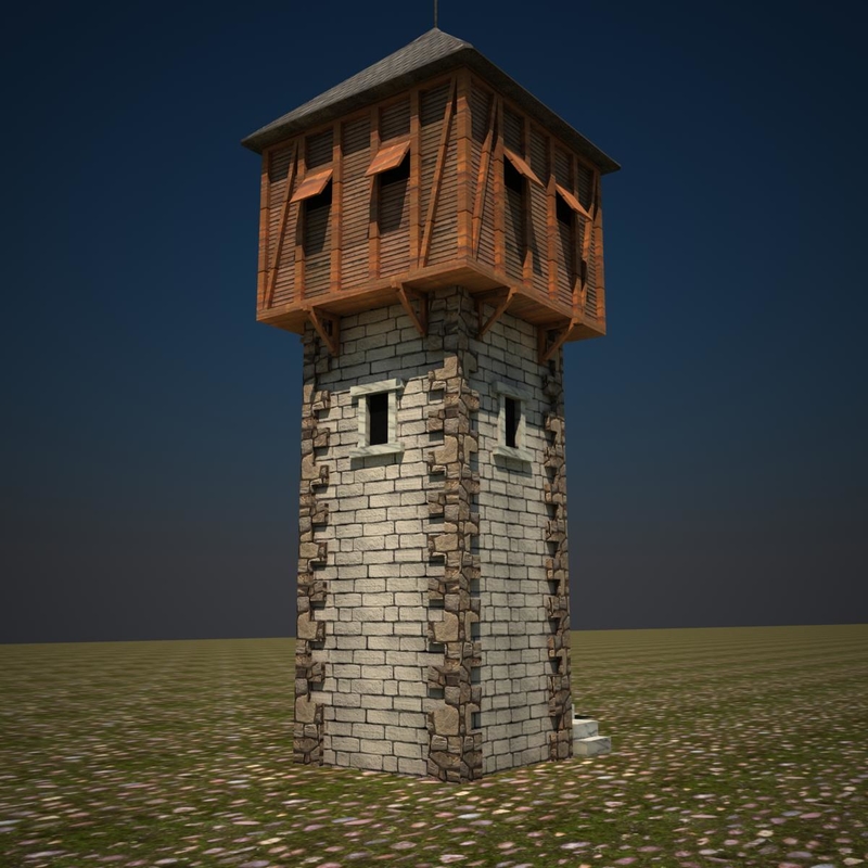 3d model tower