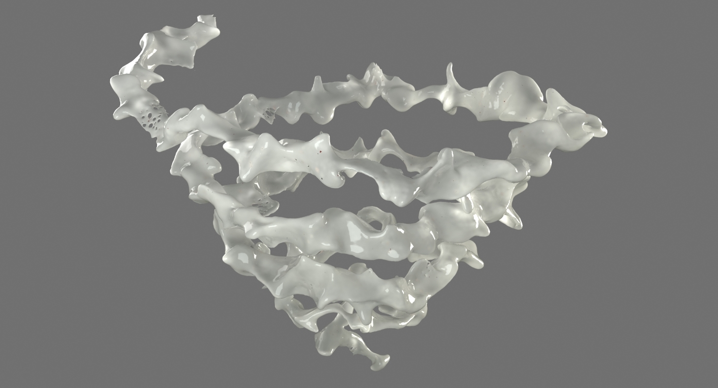 spiral liquid 3d model