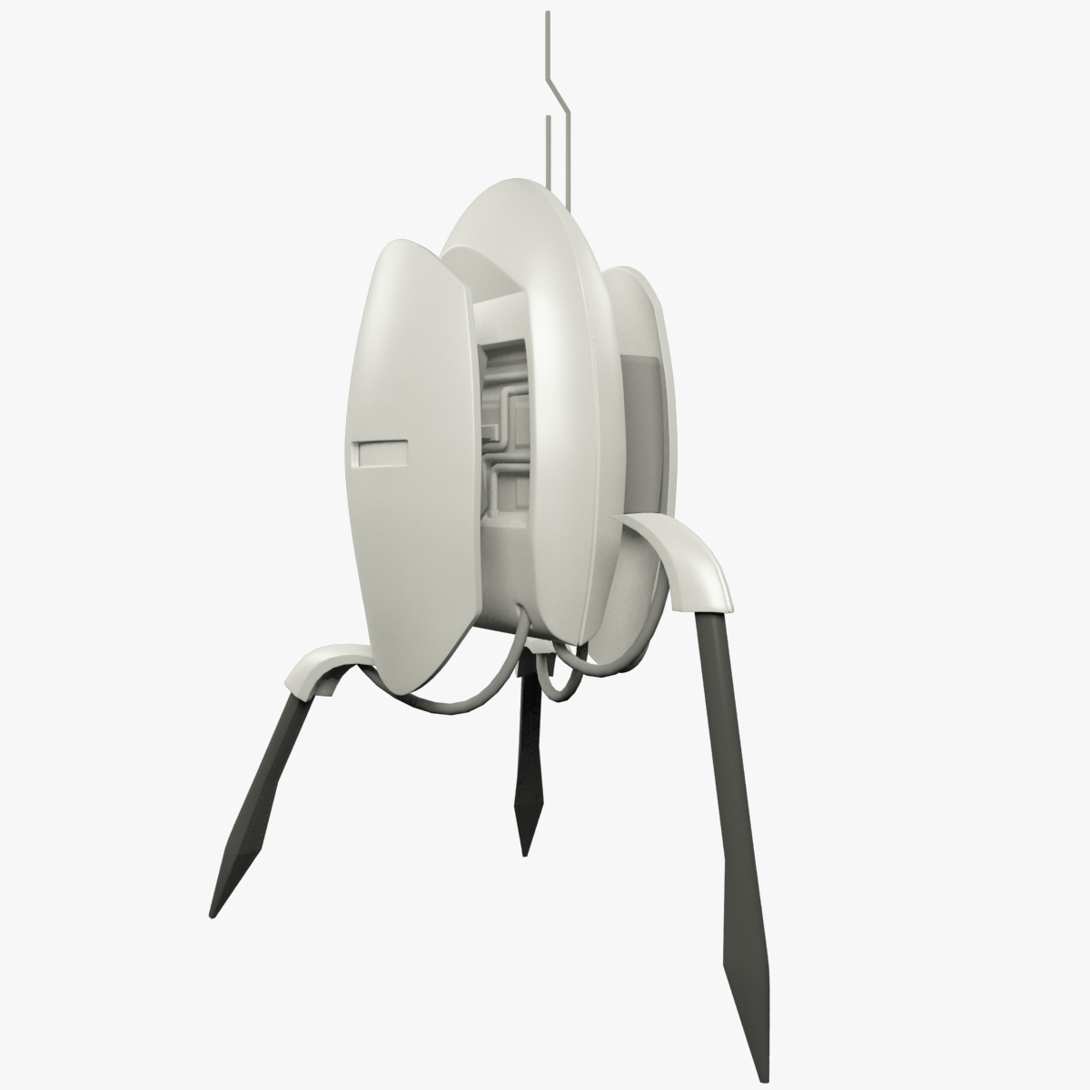 3d sentry turret portal 2 model