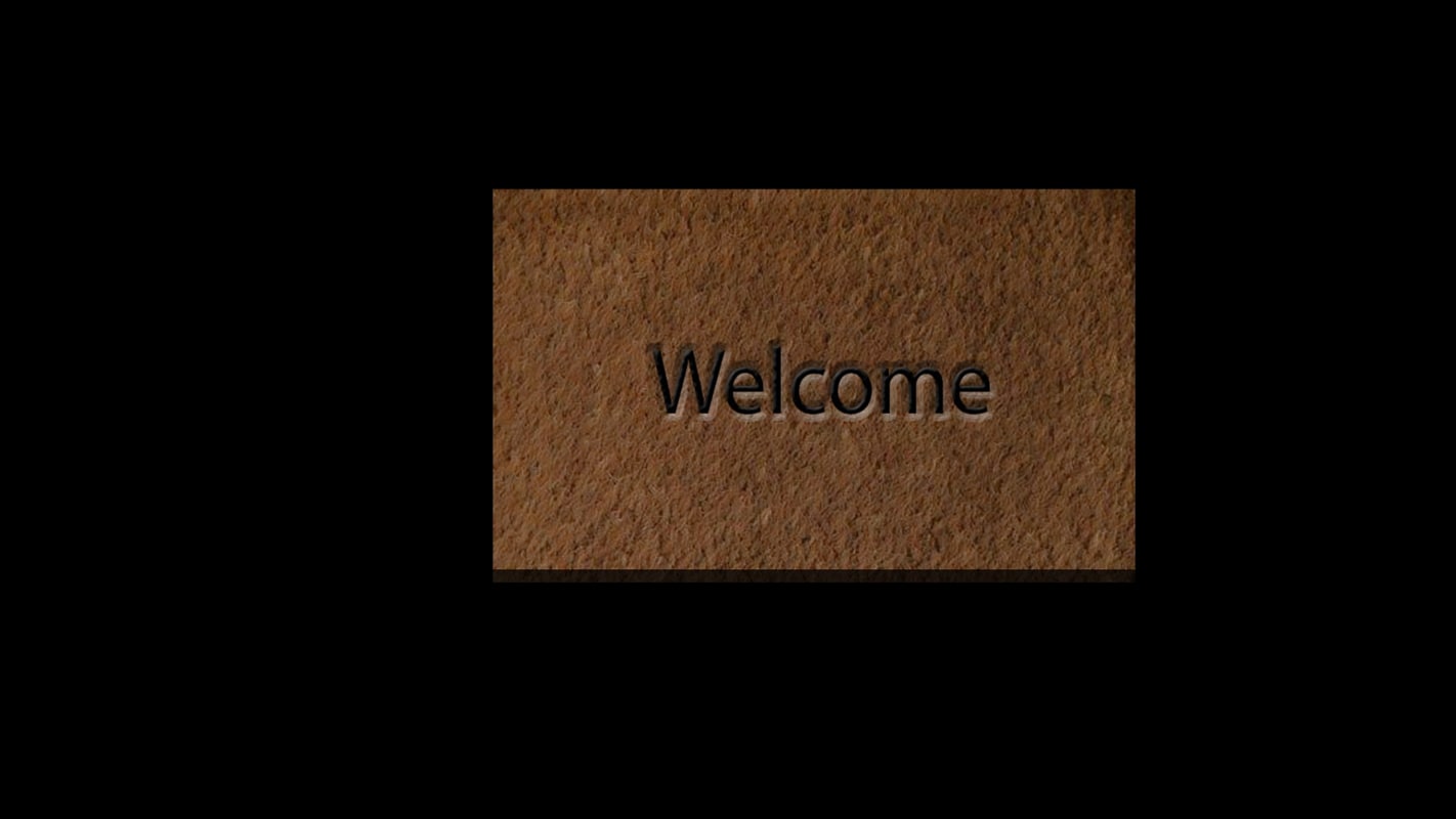 3d welcome mat