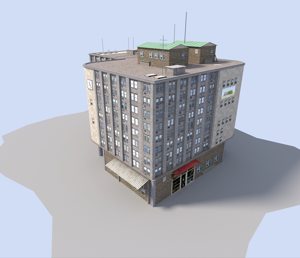 building games 3d model