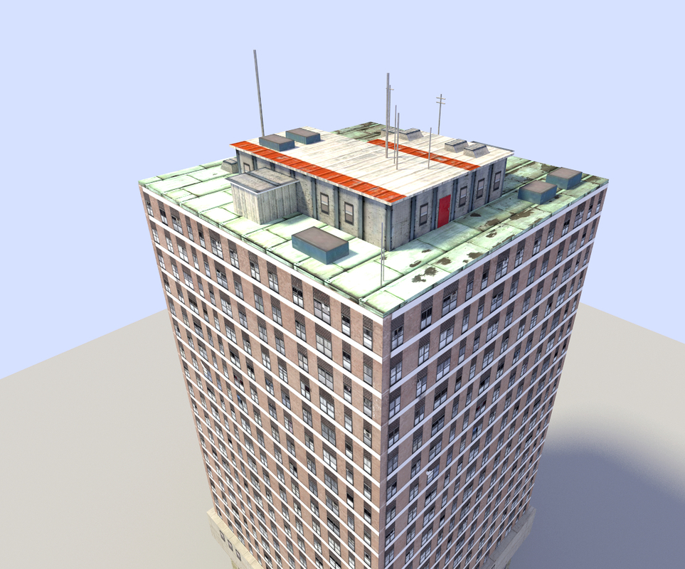 building games 3d model